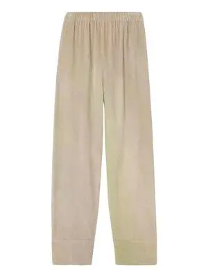 American Vintage Elasticated Corduroy Trousers - Neutrals