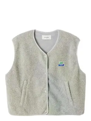 American Vintage Hoktown Buttoned Waistcoat - Grey