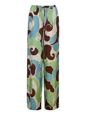 Cara Cara Girona Printed Trousers - Neutrals