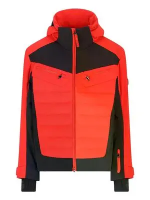 Bogner Padded Ski Jacket With Detachable Hood - Red
