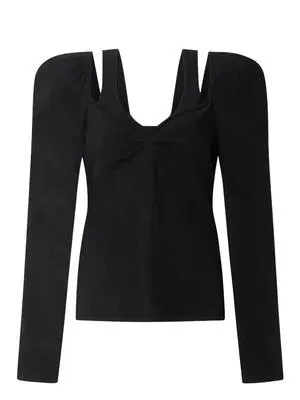 Isabel Marant Puff Sleeve Pullover - Black