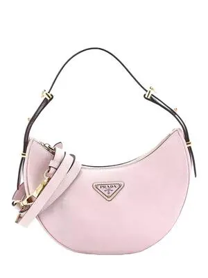 Prada Arque Half Moon Small Hobo Bag Pink
