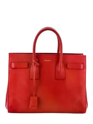 Saint Laurent Sac De Jour Small Satchel - Red