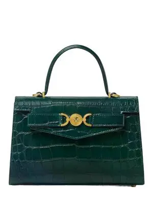 VERSACE Embossed Medium Tote Bag