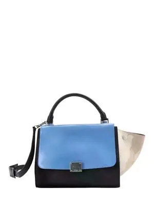 Celine Trapeze Small Satchel - Blue