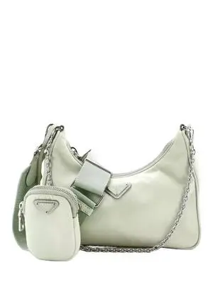 Prada Re-edition 2005 Tessuto Small Crossbody Bag - Green