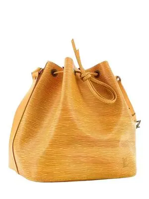 LOUIS VUITTON Petit Noe Bucket Bag Epi Leather - Yellow