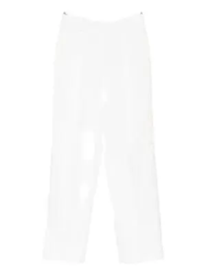 Victoria Beckham Panel Trousers - Neutrals