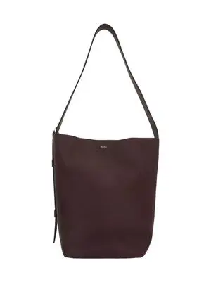 Max Mara Archetipo Leather Tote Bag - Purple
