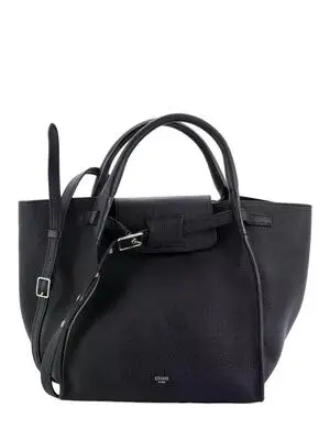 Celine Big Bag Grained Calfskin Small Satchel - Black