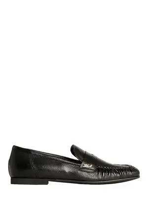 Karl Lagerfeld Logo Detail Loafers - Black