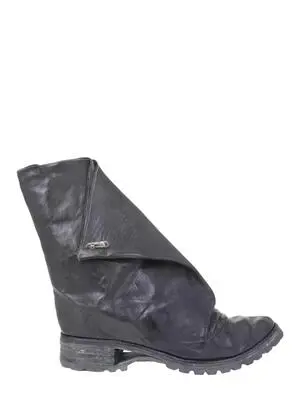 CAROL CHRISTIAN POELL Zip-detail Folded Boots - Grey