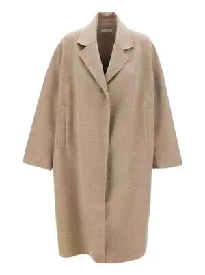Dusan Single-breasted Coat - Neutrals