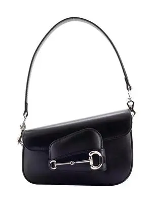 GUCCI Horsebit 1955 Asymmetric Mini Shoulder Bag