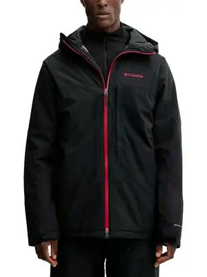 Columbia Hooded Zip-fastening Ski Jacket - Black