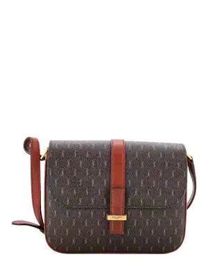 Saint Laurent Le Monogramme All Over Shoulder Bag - Brown