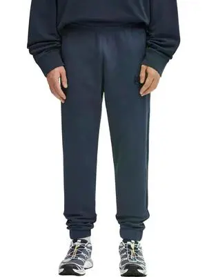 Maison Kitsuné Embroidered-logo Track Pants - Blue