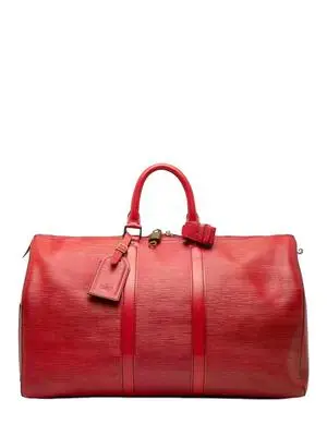 LOUIS VUITTON 1991 Epi Keepall 50 Travel Bag - Red