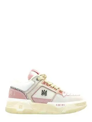 Amiri Ma-1 Glitter-embellished Sneakers - Neutrals