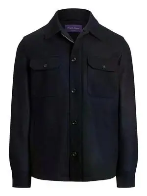 Ralph Lauren Purple Label Double-face Shirt Jacket - Blue