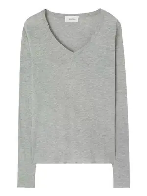 AMERICAN VINTAGE Jacksonville V-Neck Long-Sleeved T-Shirt