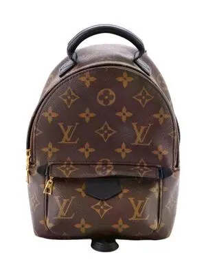 LOUIS VUITTON Palm Springs Monogram Canvas Mini Backpack - Black