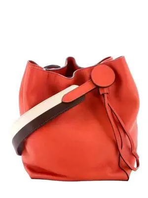 Hermès Licol 17 Bucket Bag - Orange