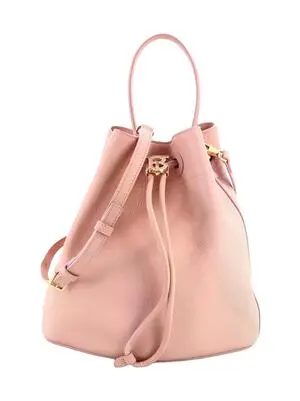Burberry Tb Drawstring Small Bucket Bag - Pink
