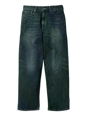 NEIGHBORHOOD Washed Cotton Straight Jeans - Blue