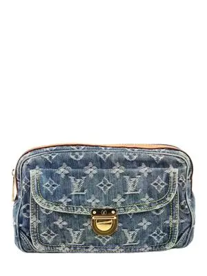 LOUIS VUITTON Denim Belt Bag - Blue