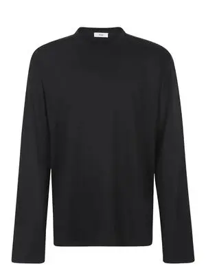 RIER Long Sleeves Roundneck T-shirt - Black