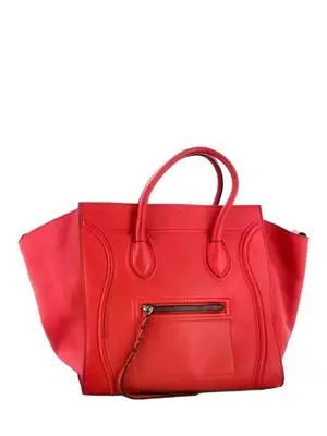 Celine Phantom Medium Tote Bag - Red