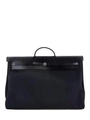 Hermès Herbag Zip 50 Satchel - Black