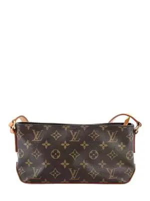 LOUIS VUITTON Trotteur Monogram Canvas Crossbody Bag - Brown