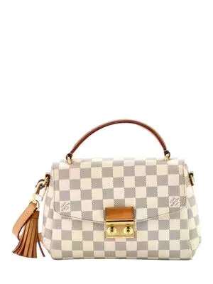 LOUIS VUITTON Croisette Damier Crossbody Bag - White