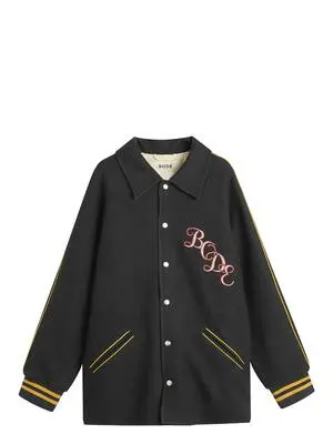 BODE Monogram Snap Reversible Jacket - Black