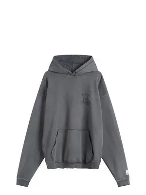 GALLERY DEPT. Embossed Cotton-jersey Hoodie - Graphite