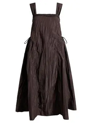 DAMSON MADDER Elina Midi Dress - Choc