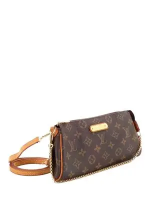 LOUIS VUITTON Eva Monogram Canvas Clutch - Brown