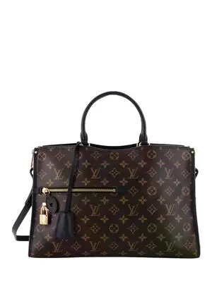 LOUIS VUITTON Popincourt Nm Handbag Monogram Canvas - Black
