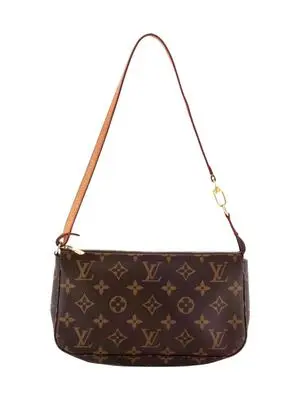 LOUIS VUITTON Pochette Accessoires Nm Monogram Canvas Clutch - Brown