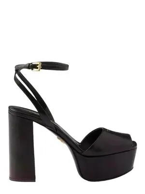 PRADA 115mm Ankle Strap Platform Sandals