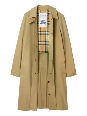 Burberry Single-breasted Coat - Neutrals