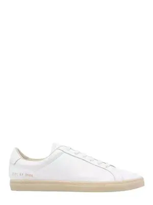 COMMON PROJECTS Round-toe Leather Sneakers - White
