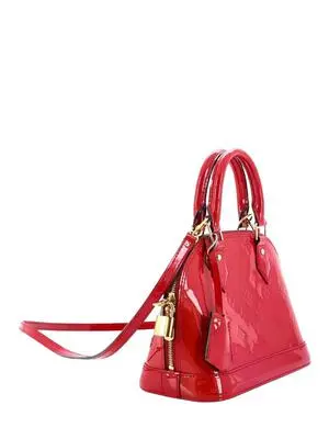LOUIS VUITTON Alma Handbag Monogram Vernis Bb - Pink
