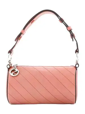 Gucci Blondie Diagonal Quilted Leather Mini Shoulder Bag - Pink