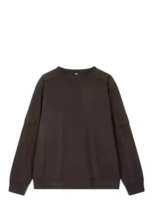 STUDIO TOMBOY Arm-pocket Long-sleeves T-shirt - Brown