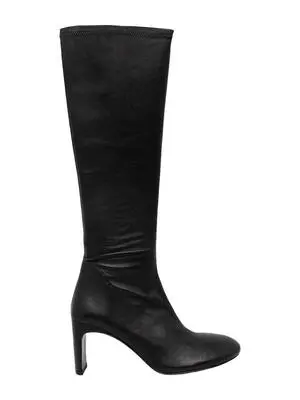 Patrizia Pepe 75mm Zip-fastening Round-toe Boots - Black