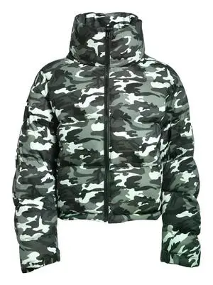 BREATH Camouflage Puffer Jacket - Grey