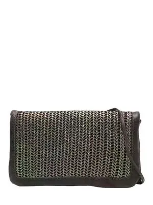SOMMET Woven Shoulder Bag - Brown